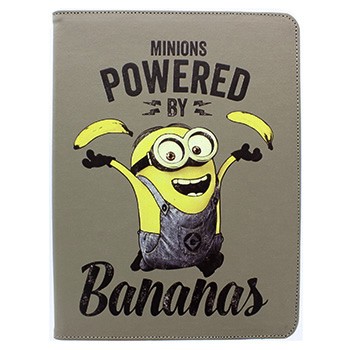 Minion Made Tablet Portfolio Minions, Bananas, 10, Grey/Blue | Art & Craft