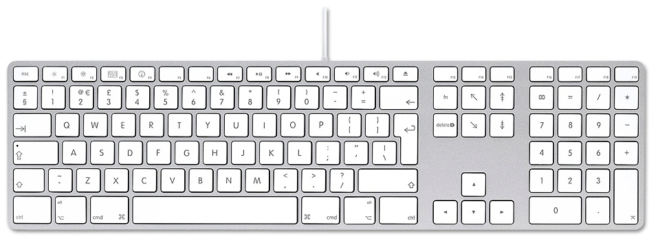 Apple Keyboard with numeric keypad - German | Art & Craft