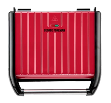 George Foreman Steel Grill Compact - Red | Art & Craft