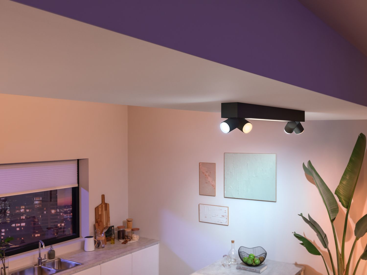 Philips Hue Centris 4-spot black | Art & Craft
